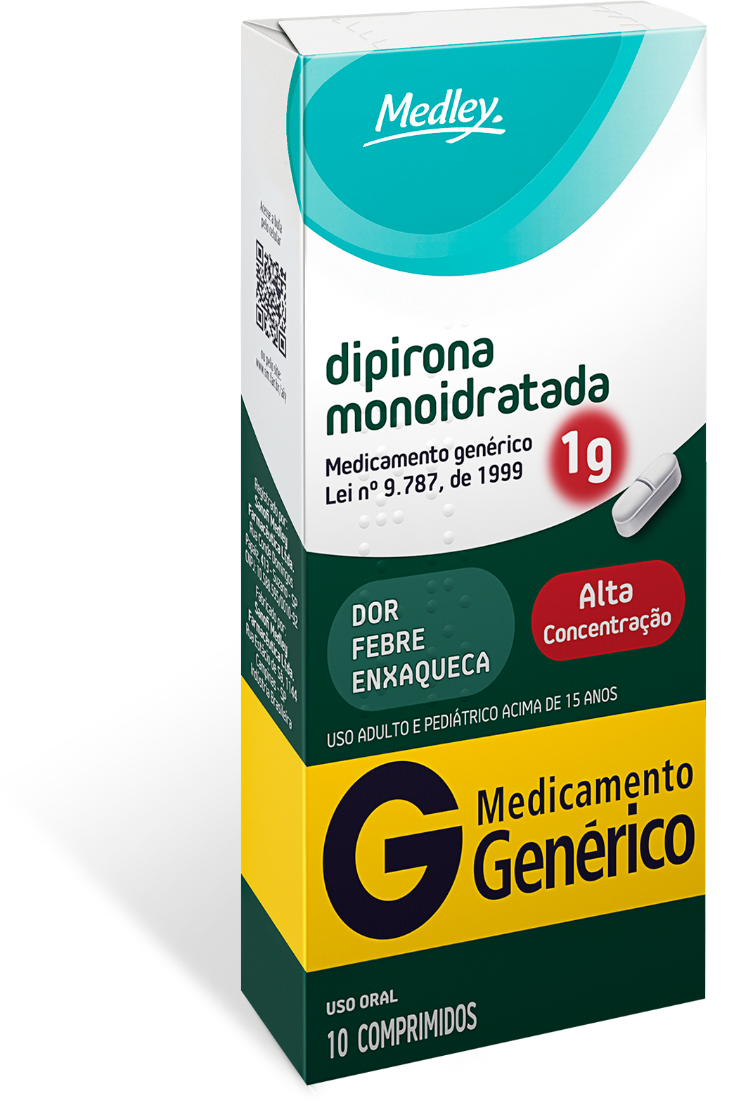 Dipirona Monoidratada 1g